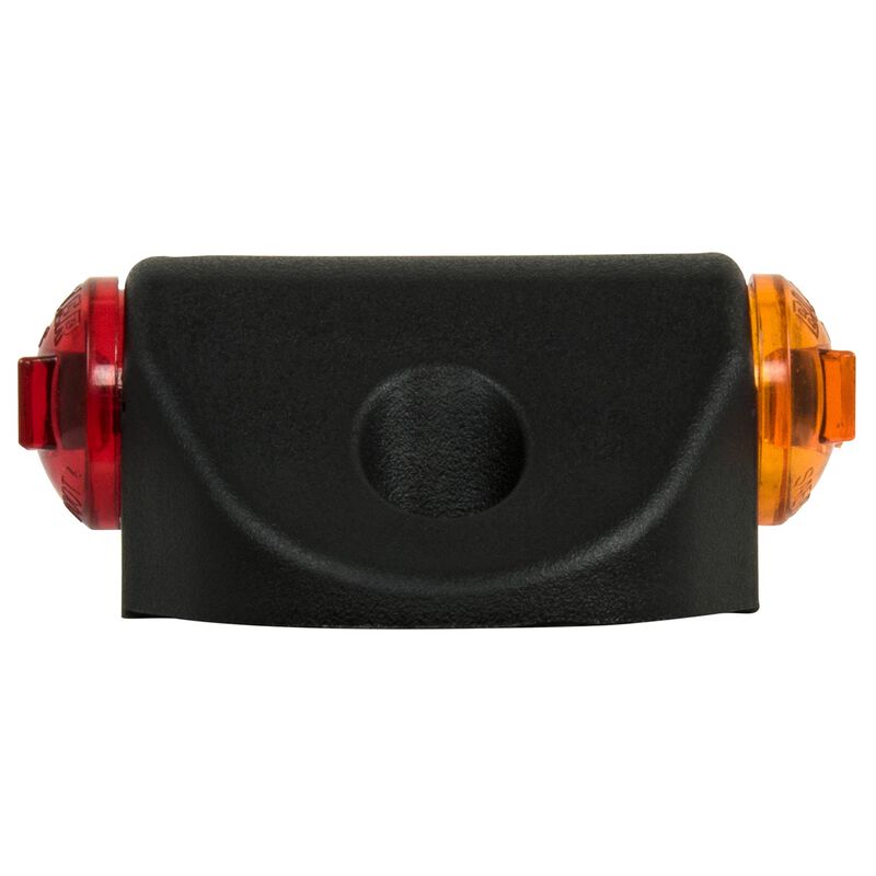 HOPKINS MANUFACTURING 3/4" LED Fender Mount Trailer Lights,Amber/Red, 2 ...