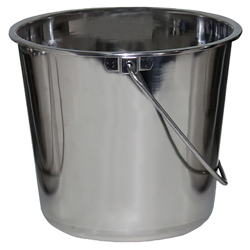 GRIP ON TOOLS Jumbo Stainless Steel Bucket, 4 Gallon | West Marine
