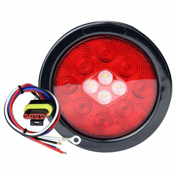 Hopkins 4″ LED Round Stop/Tail/Turn Light w/ Backup