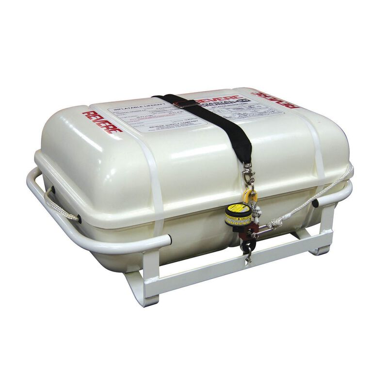 REVERE SURVIVAL Coastal Commander 2.0 Life Raft 6-Person Container ...