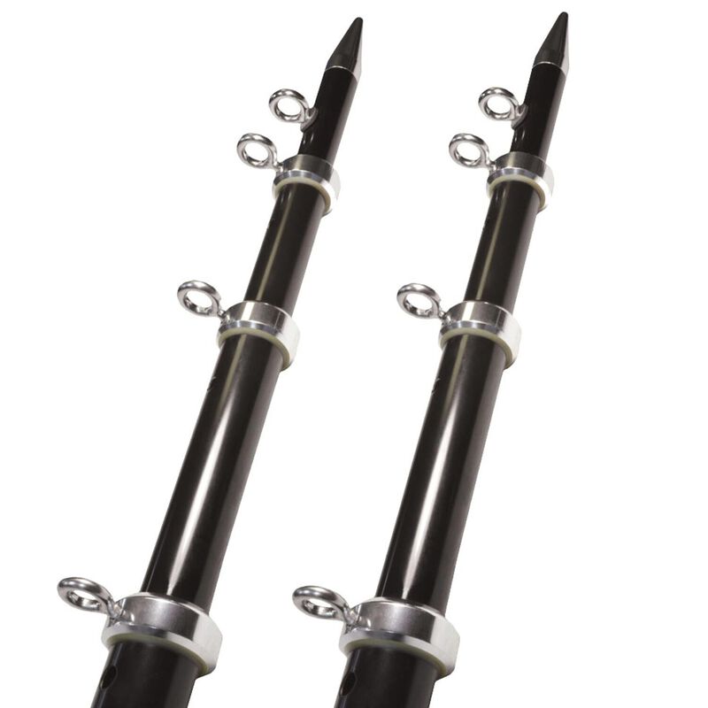 TACO MARINE Aluminum Tele-Outrigger Poles | West Marine