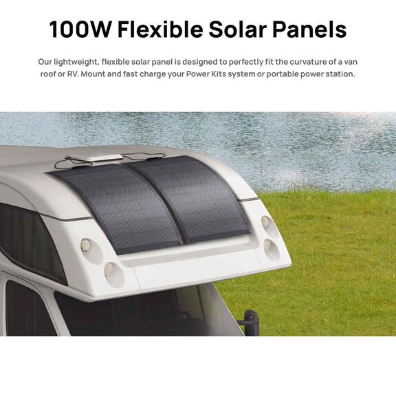 ECOFLOW 100W Flexible Solar Panel