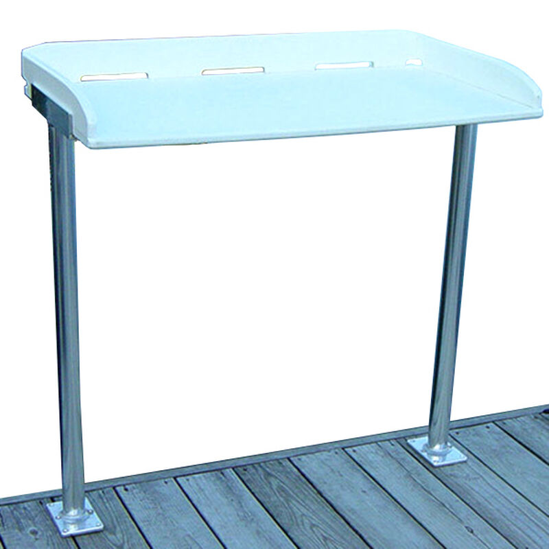 DEEP BLUE MARINE PRODUCTS Economy Filet Table with Aluminum Legs | West ...