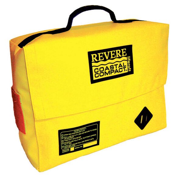 Revere Coastal Compact 6-Person Life Raft with Canopy