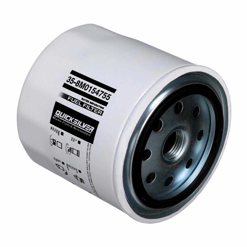 QUICKSILVER 8M0154755 Water Separating Fuel Filter for Various Marine ...