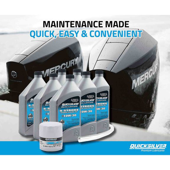 Quicksilver Oil Change Kit 10W-30 – Mercury 175-300HP