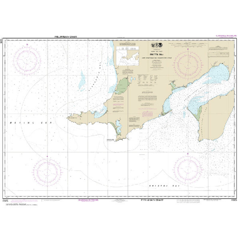 MAPTECH #16305 Bristol Bay Cape Newenham & Hagemeister Strait | West Marine