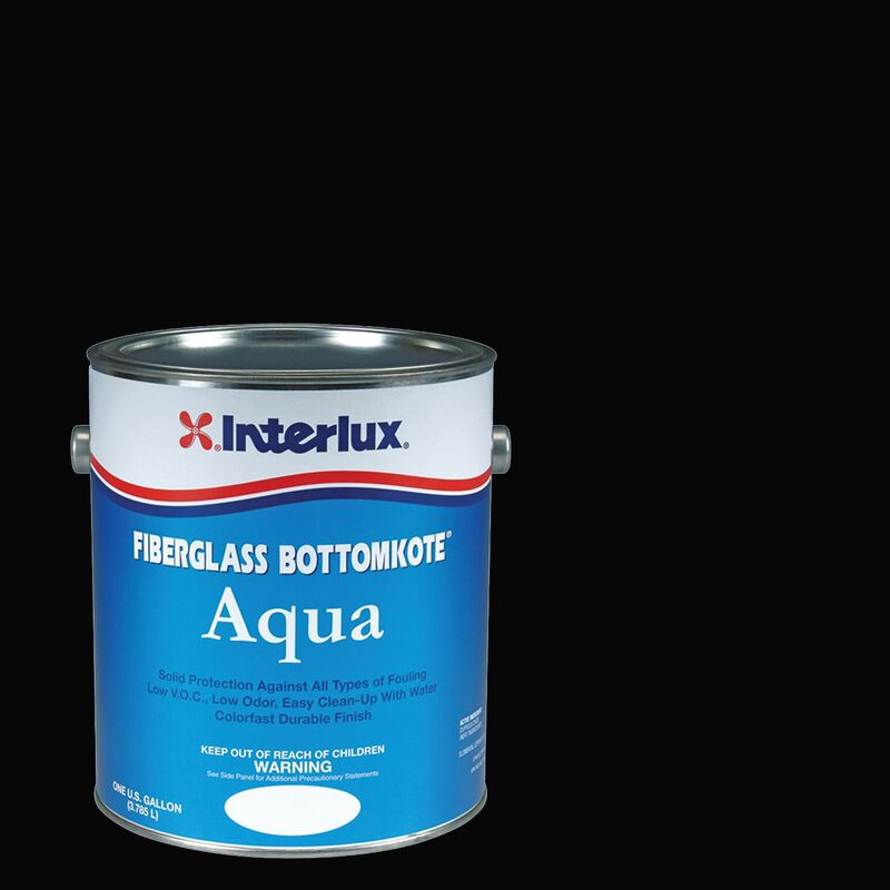 INTERLUX Fiberglass Bottomkote Aqua, Black, Gallon | West Marine