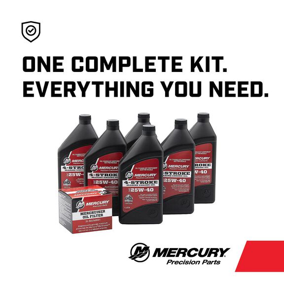 Mercury 8M0182227 Sterndrive Oil Change Kit 4.3L V6 4-Stroke