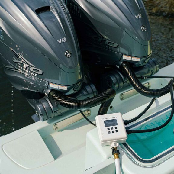 SEAMULE Flushmaster Automated Outboard Engine Flushing System, 2-Outlet ...