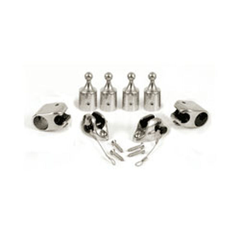 2 Ball and Socket Kit Bow Top Hardware | West Marine