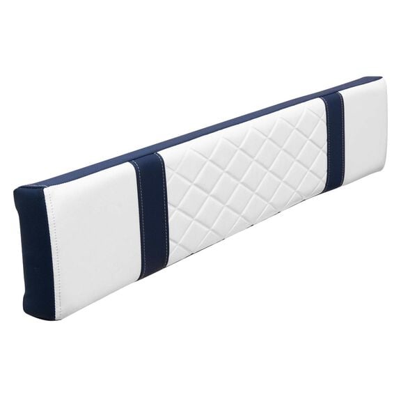 Wise 36" Deluxe Coaming Bolster | White & Mariner Blue