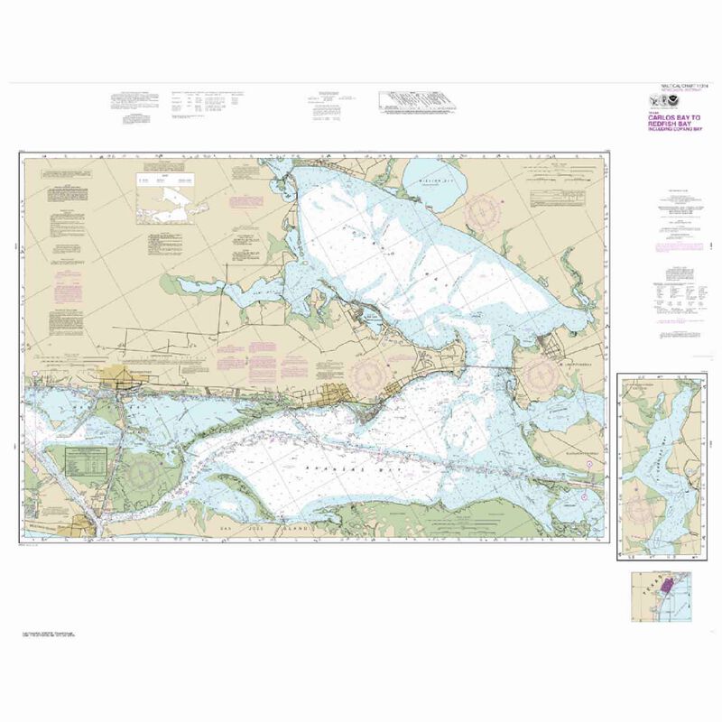 MAPTECH #11314 Carlos Bay to Redfish Bay Copano Bay | West Marine
