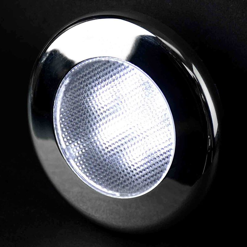 SEAVOLT Three-Bezel Interior LED Flood Light, White | West Marine