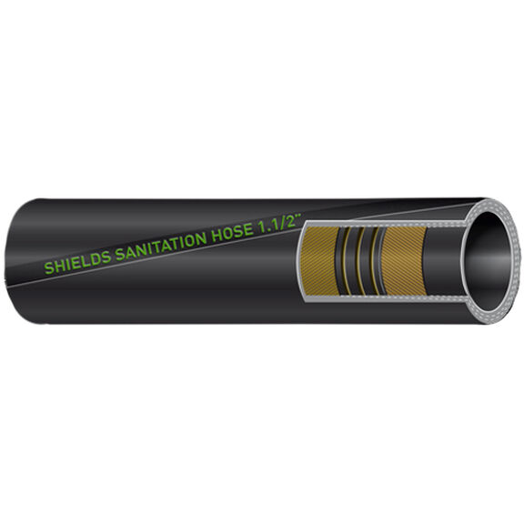 SHIELDS RUBBER Series 101 No-Odor Super Head Sanitation Hose, Sold Per Foot