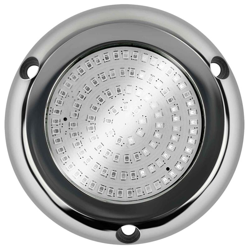 SEAVOLT 4 3/4" Underwater LED Light with Stainless Steel Housing, RGBW ...