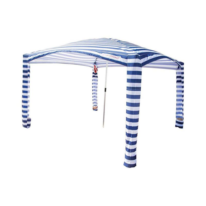 COOL CABANA 5 Cabana, Large with Navy Stripes | West Marine