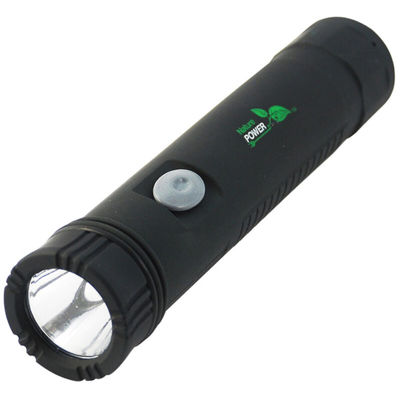NATURE POWER Rechargeable LED Flashlight with Li-Ion Power Bank | West ...