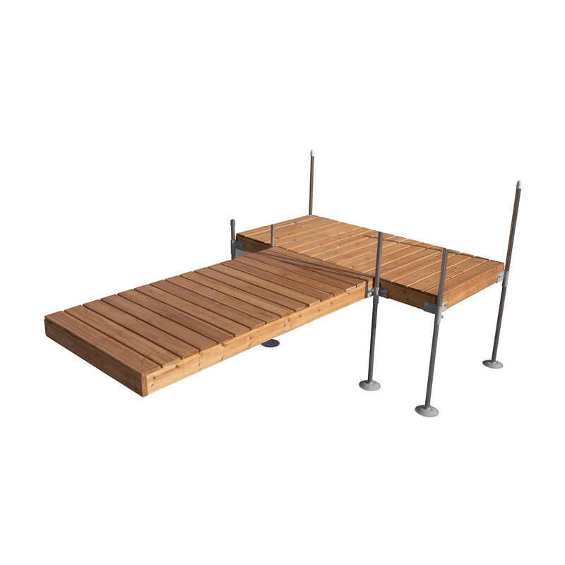 TOMMY DOCKS T-Shaped Cedar Complete Dock Packages | West Marine