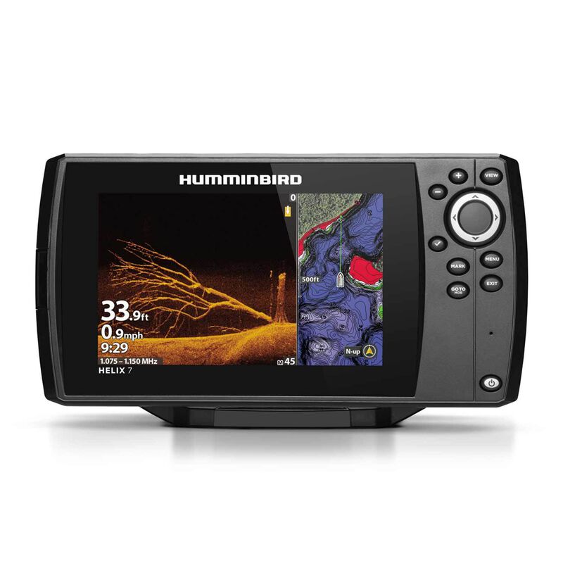 HUMMINBIRD Helix 7 Chirp MDI GPS G3 NAV+ Fishfinder/Chartplotter Combo ...