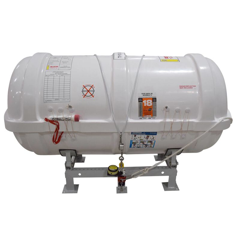 REVERE SURVIVAL USCG/SOLAS, 8-Person Life Raft, A Pack | West Marine