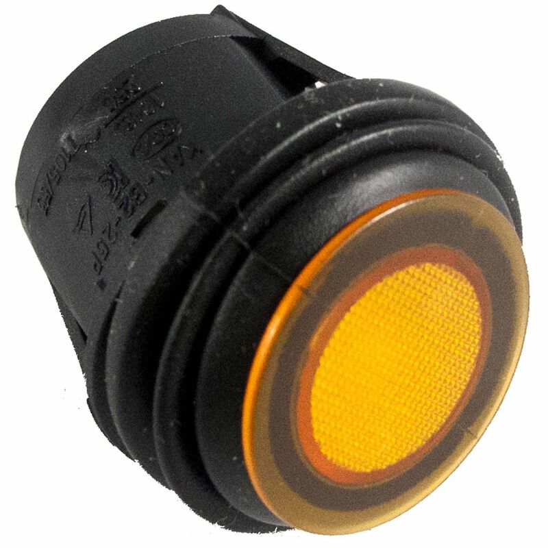 MARINE SPORT LIGHTING Waterproof Mini Rocker Switch, Yellow | West Marine