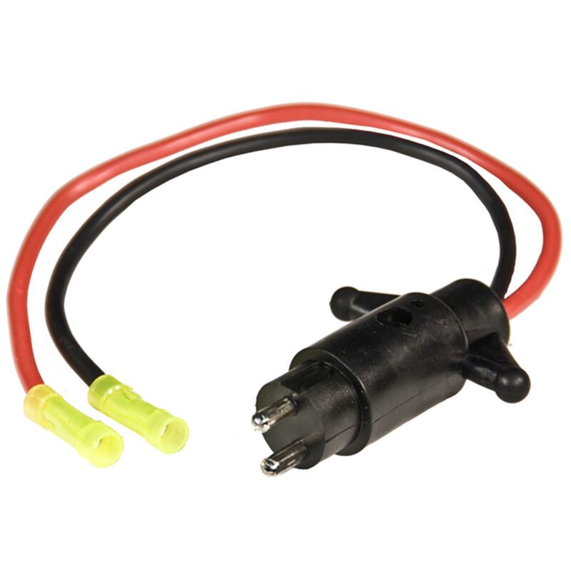 SIERRA Male Motor Side Trolling Motor Plug, 12V | West Marine