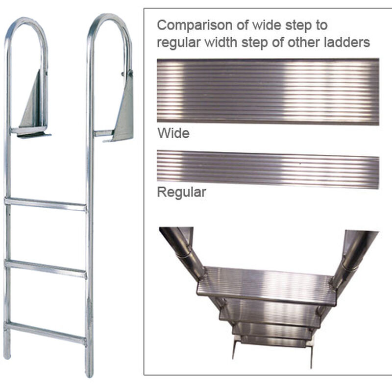 INTERNATIONAL DOCK Aluminum Swing Ladders | West Marine