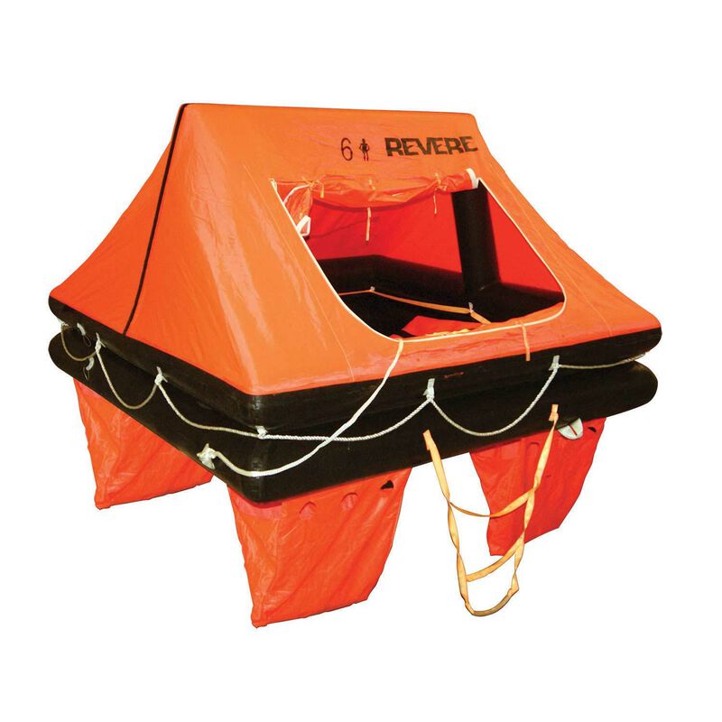 REVERE SURVIVAL Coastal Commander 2.0 Life Raft 6-Person Container ...