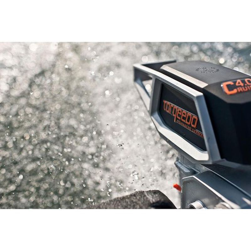 TORQEEDO Cruise 4.0R Electric Outboard, Long Shaft, Remote Steering ...