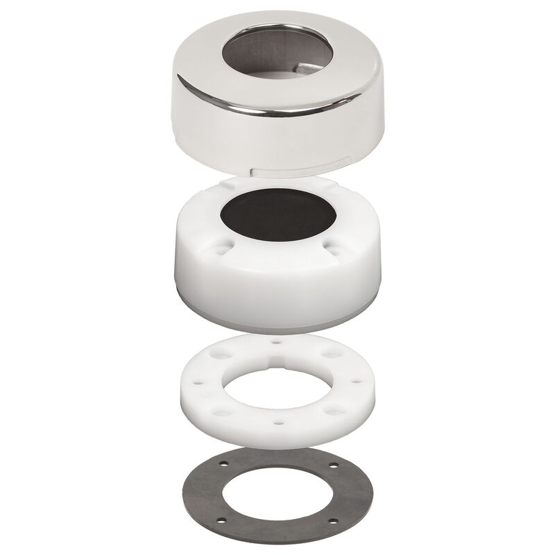 BLUE SEA SYSTEMS Cable Clam with Stainless Steel Dress Cap, 1.40 ...