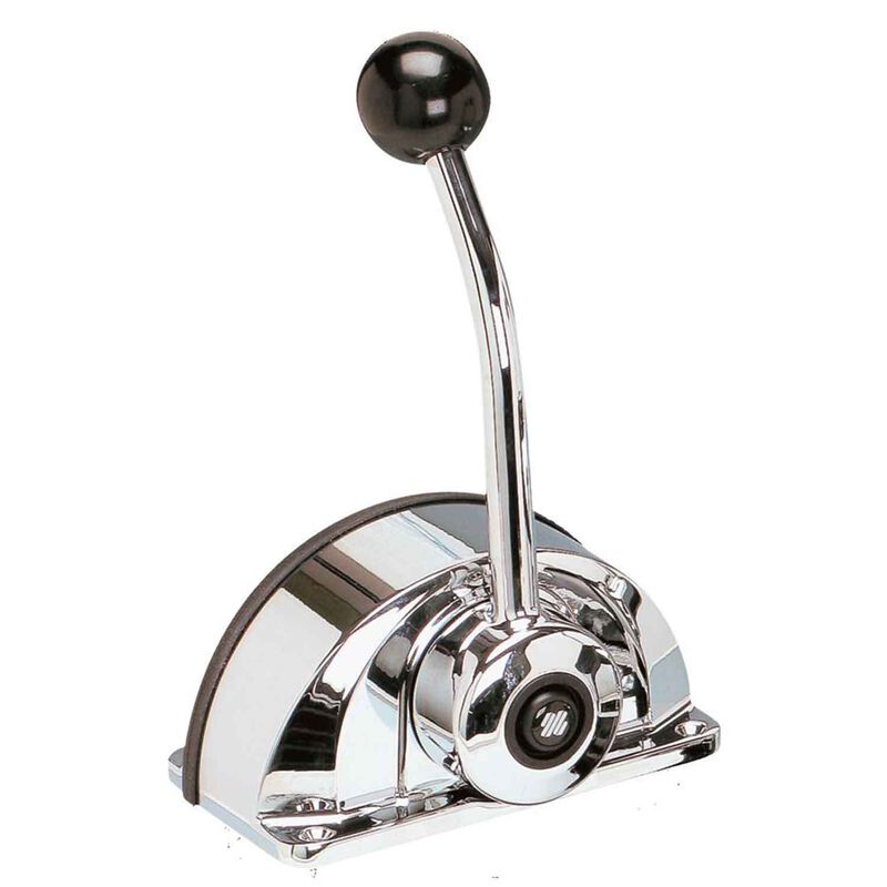 UFLEX USA Single Lever Low Profile Top Mount Engine Control, Chrome ...