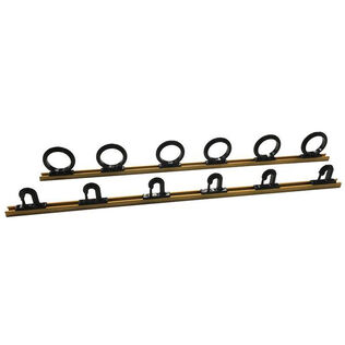 DU-BRO 4' Trac-A-Rod Fishing Rod Rack, Holds 12 Rods