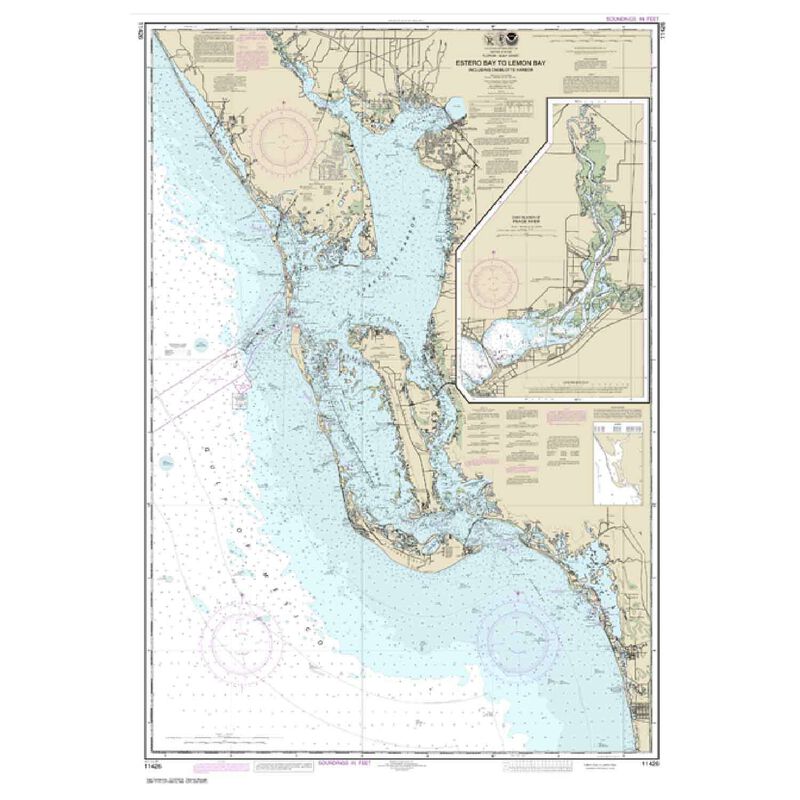 MAPTECH #11426 Estero Bay Lemon Bay Charlotte Harbor Peace | West Marine