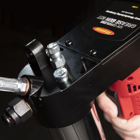 FLEXZILLA Workforce 12V Cordless Grease Gun Kit with 2 Ni-Cd Batteries