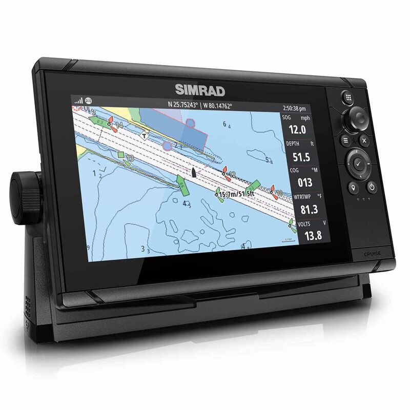 SIMRAD Cruise 9 Chartplotter/Fishfinder Combo with 83/200 Transducer ...