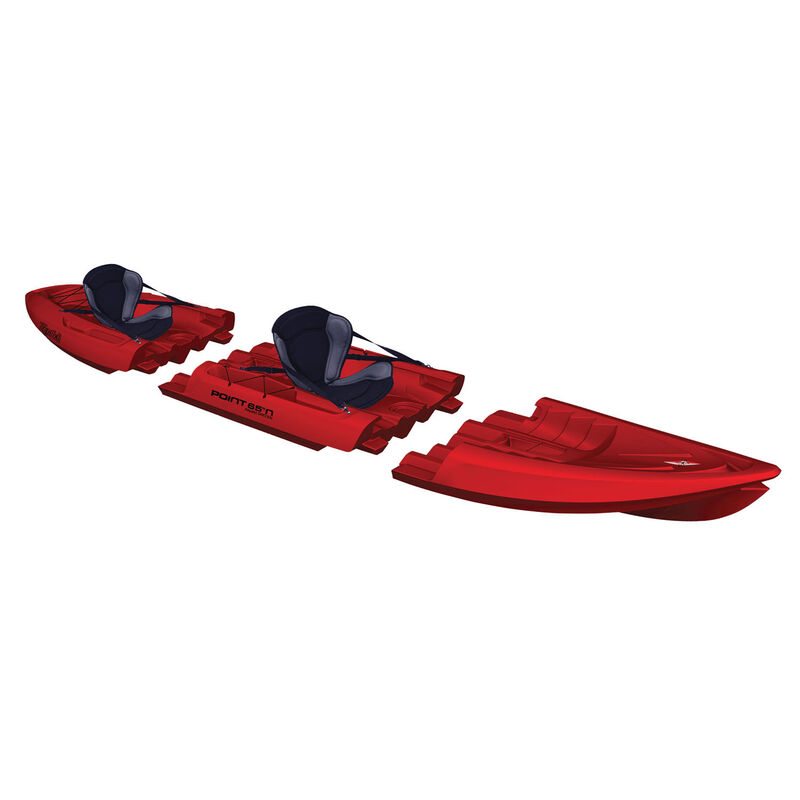 POINT 65 Tequila! GTX Tandem Modular Sit-On-Top Kayak, Red | West Marine