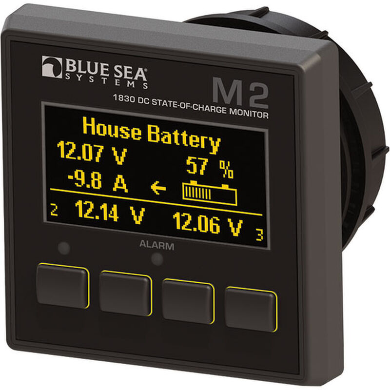 BLUE SEA SYSTEMS M2 DC State-of-Charge (SoC) Monitor | West Marine