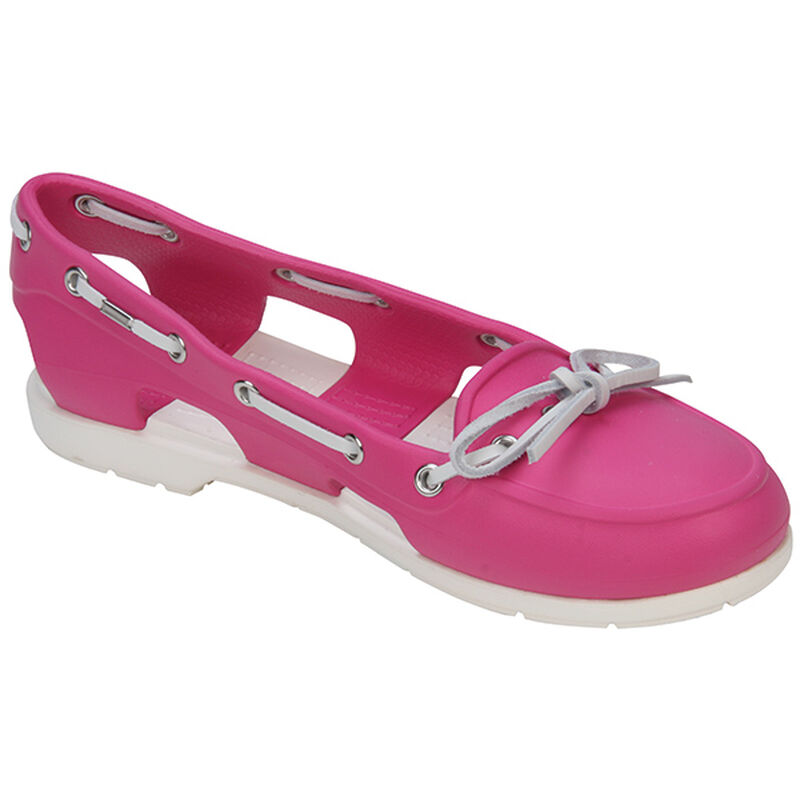 Women's Beach Line Boat Shoes, Fuchsia, 9 | West Marine