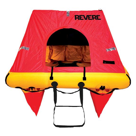 REVERE SURVIVAL Coastal Elite 8-Person Life Raft Valise