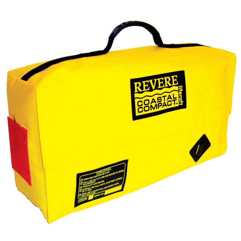 REVERE SURVIVAL Coastal Compact 2-Person Life Raft Valise | West Marine