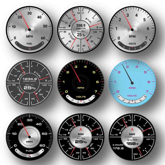 SIERRA 3" R3 Digital Multi-Function Color Display Gauge