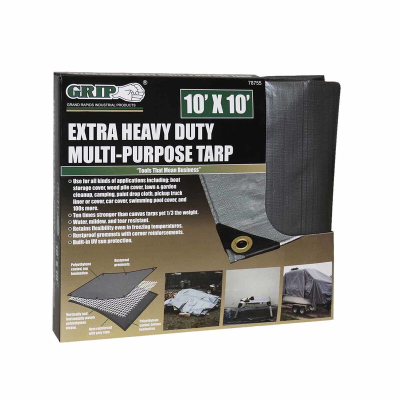 GRIP ON TOOLS Extra Heavy Duty Multi-Purpose Tarps | West Marine