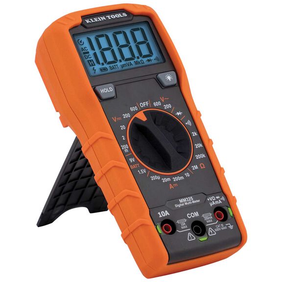 KLEIN Digital Multimeter, Manual-Ranging, 600V