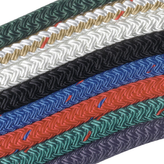 NEW ENGLAND ROPES Double Braid Nylon Line (per Foot)