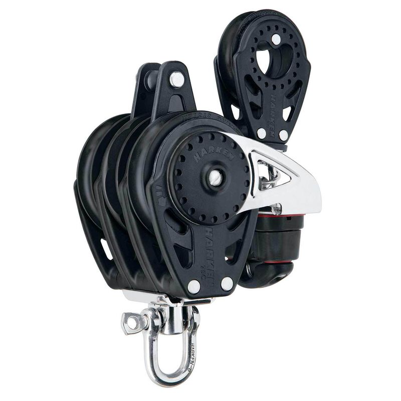 HARKEN 75mm Carbo Ratchamatic Triple Block with Becket and Cam with ...
