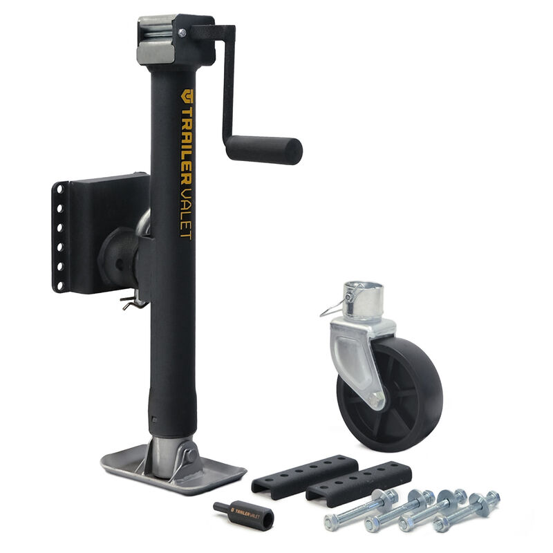 TRAILER VALET JX 5K Side Mount Jack With Wheel | West Marine