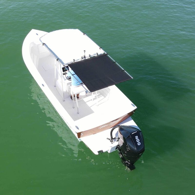 TAYLOR MADE 51" SureShade PTX Power Shade, Black | West Marine