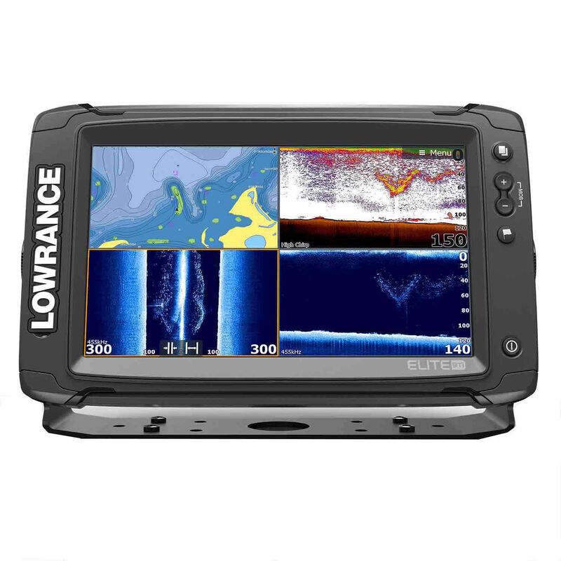 LOWRANCE Elite-9 Ti Fishfinder/Chartplotter Combo with TotalScan ...
