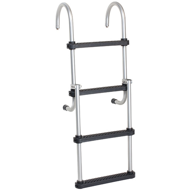 WEST MARINE 4-Step Removable Folding Pontoon Ladder | West Marine